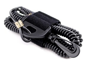 yak gear coiled paddle and fishing pole leash