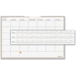 at-a-glance aagaw602028 - wallmates self-adhesive dry erase monthly plan surface