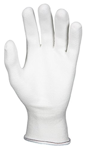 MCR Safety 9677M UltraTech Dyneema 13-gauge PU Coating Washable Gloves, White, Medium, 1-Pair