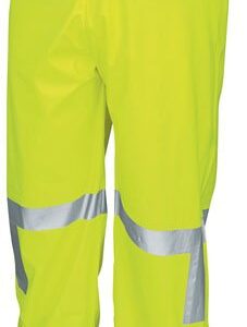 MCR Safety 5182M Luminator Class 3 Stretch Polyurethane/Cotton-Polyester Blend 2-Piece Suit with Roll-Up Hood and 3M Reflective Material, Fluorescent Yellow, Medium