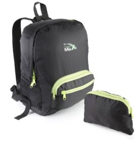 cabin max lightweight pack-away backpack, ideal for travel, gym, beach bag