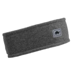 turtle fur chelonia 150 classic fleece double-layer headband, charcoal