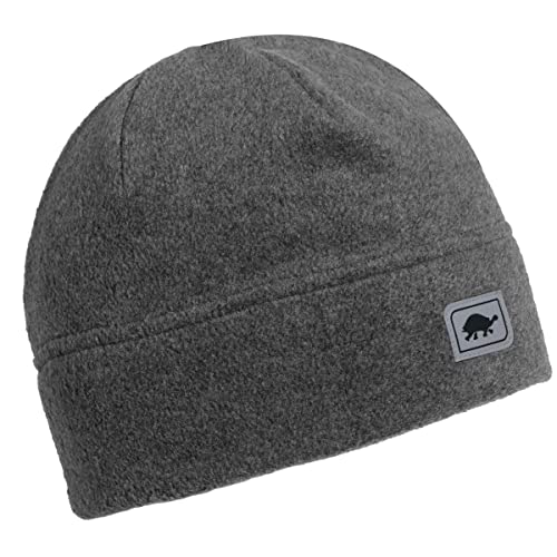 Turtle Fur Beanie Chelonia 150 Fleece Hat, Charcoal