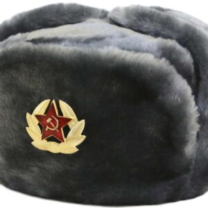 Hat Russian Soviet Army Air Force Fur Military Ushanka GR Size M