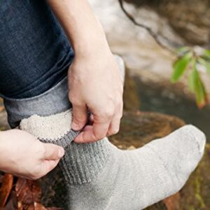 People Socks 4pairs Brown Large Unisex Merino Wool Socks