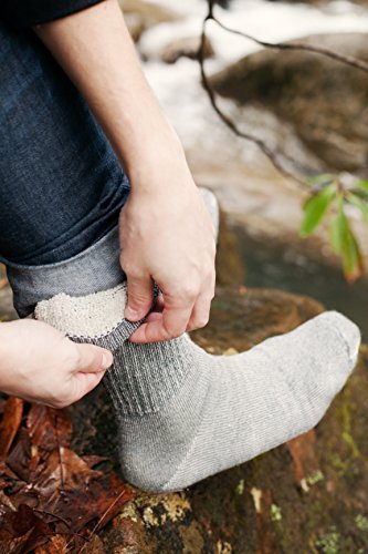 People Socks 4pairs Brown Large Unisex Merino Wool Socks