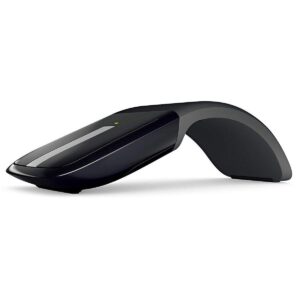 microsoft arc touch mouse - bluetrack - wireless - radio frequency - 2.40 ghz - usb 2.0-1000 dpi - touch scroll - symmetrical