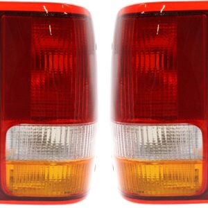 Evan Fischer Driver and Passenger Side Tail Light Compatible with 1993-1997 Ford Ranger - FO2801110, FO2800110