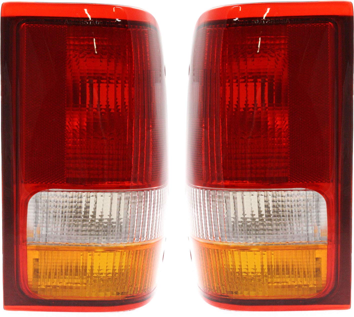 Evan Fischer Driver and Passenger Side Tail Light Compatible with 1993-1997 Ford Ranger - FO2801110, FO2800110