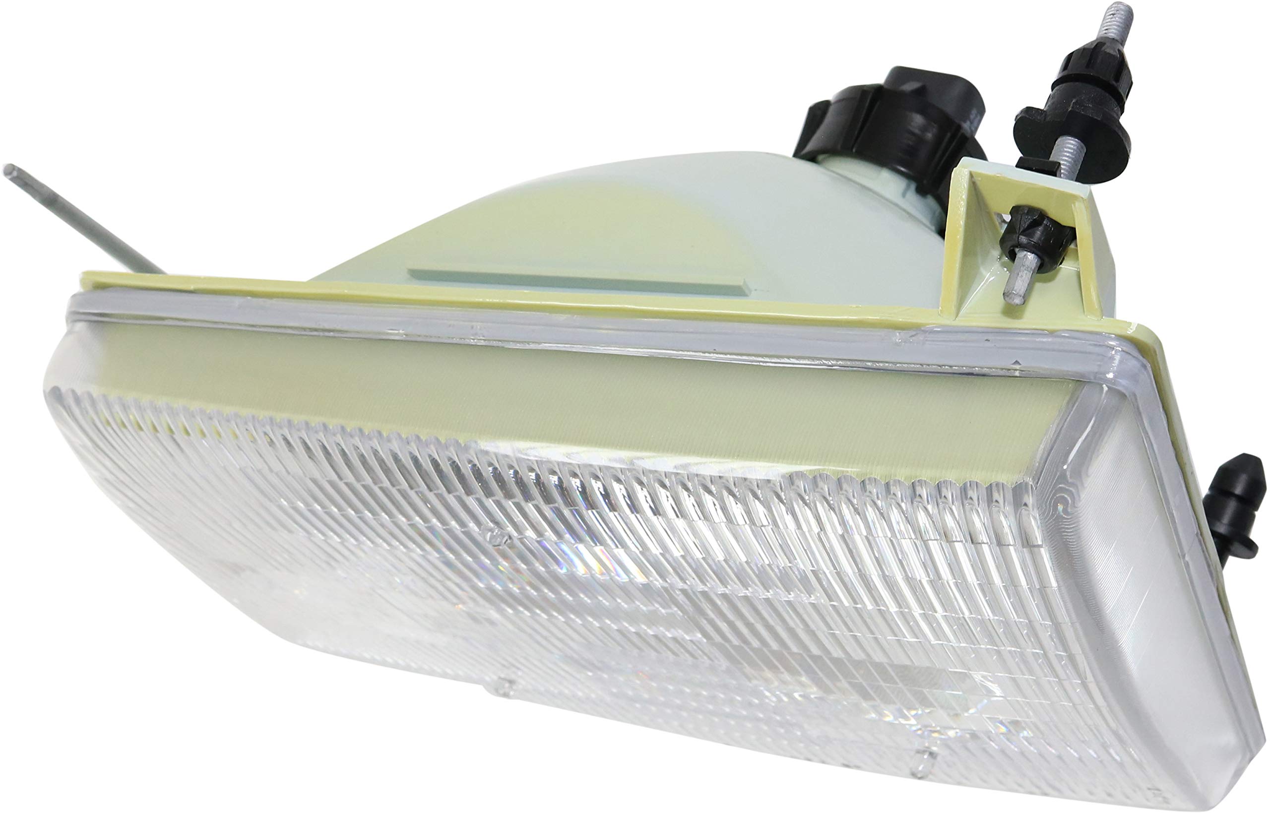 Evan Fischer Headlight Set Compatible with 1992-1996 Ford E-350 Econoline Club Wagon 1996 Super Duty Left Driver and Right Passenger Side Halogen With bulb(s)