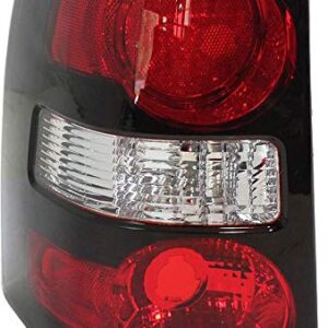 Evan Fischer Driver Side Tail Light Lens and Housing Compatible with 2006-2010 Ford Explorer