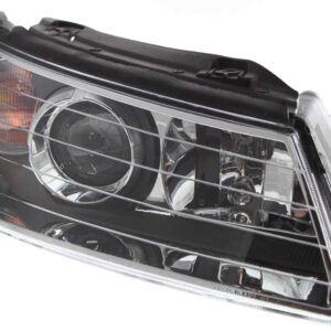 Evan Fischer Driver and Passenger Side Headlight Set of 2 Compatible with 2006-2008 Hyundai Sonata - HY2502135, HY2503135