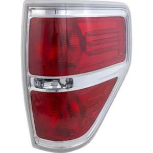 evan fischer tail light compatible with 2009-2014 ford f-150 passenger side halogen capa styleside