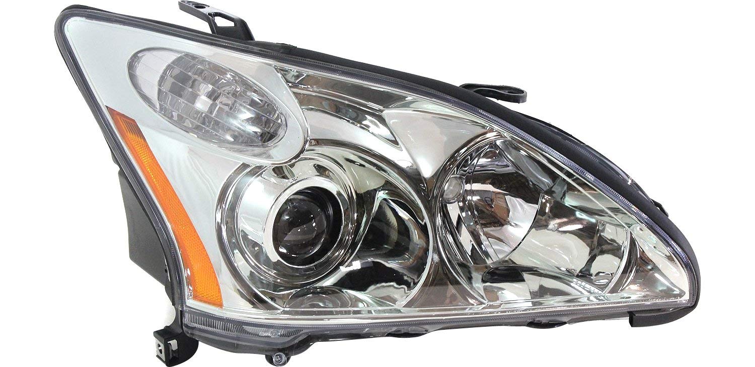 Evan Fischer Headlight Set Compatible with 2004-2006 Lexus RX330 Left Driver and Right Passenger Side