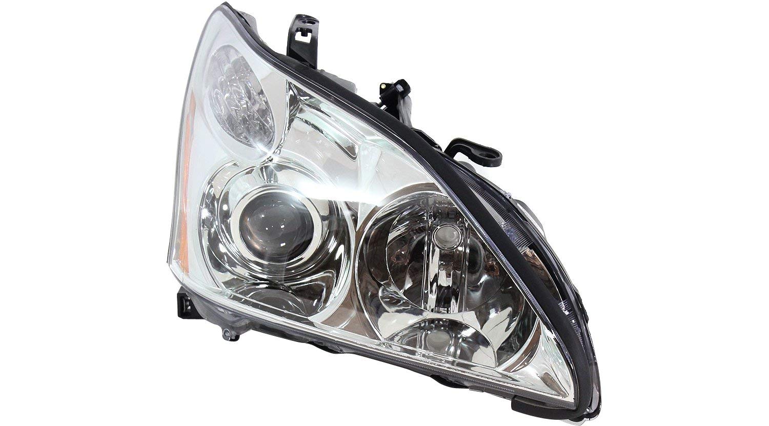 Evan Fischer Headlight Set Compatible with 2004-2006 Lexus RX330 Left Driver and Right Passenger Side