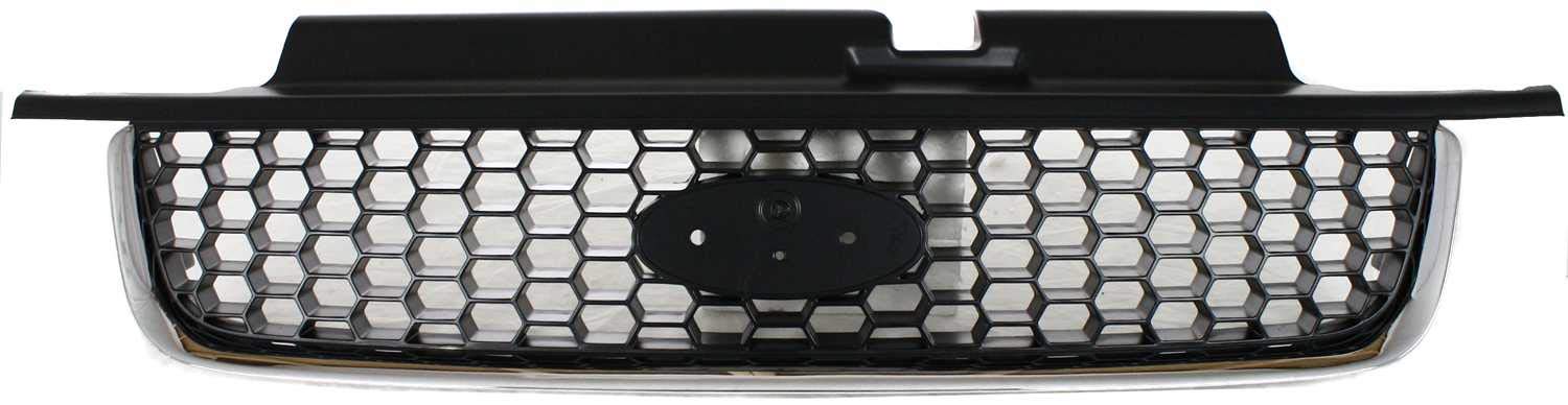 Evan Fischer Grille Assembly Compatible with 2001-2004 Ford Escape - FO1200390