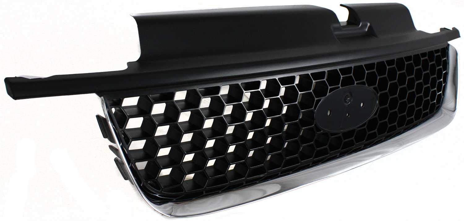 Evan Fischer Grille Assembly Compatible with 2001-2004 Ford Escape - FO1200390