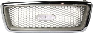 evan fischer grille assembly compatible with 2004-2008 ford f-150 - fo1200427, fo1200502