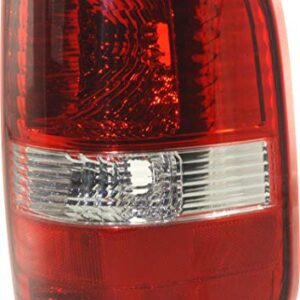 Evan Fischer Tail Light Lens and Housing Compatible With 2004-2008 Ford F-150 Driver and Passenger Side Set