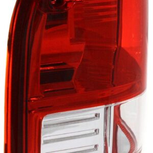 Evan Fischer Tail Light Lens and Housing Compatible with 2006-2011 Ford Ranger Driver Side