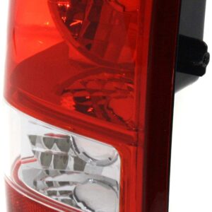 Evan Fischer Tail Light Lens and Housing Compatible with 2006-2011 Ford Ranger Driver Side