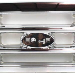 Evan Fischer Grille Assembly Compatible with 1999-2004 Ford F-250 Super Duty, 1999-2004 F-350 Super Duty, 1999-2004 F-450 Super Duty & 1999-2004 F-550 Super Duty - FO1200417