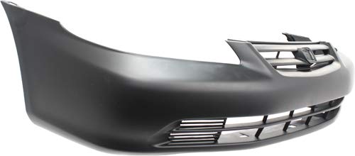 Evan Fischer Front Bumper Cover Compatible with 2001-2002 Honda Accord Primed Sedan