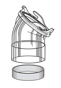 thetford 70407 sani-con 3" adapter