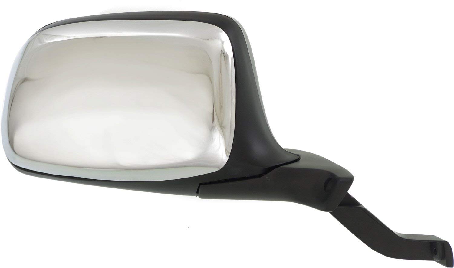 Kool Vue Left & Right Manual Door Mirrors Compatible With Ford F-150 1992-1996 Chrome Pair Standard Cab