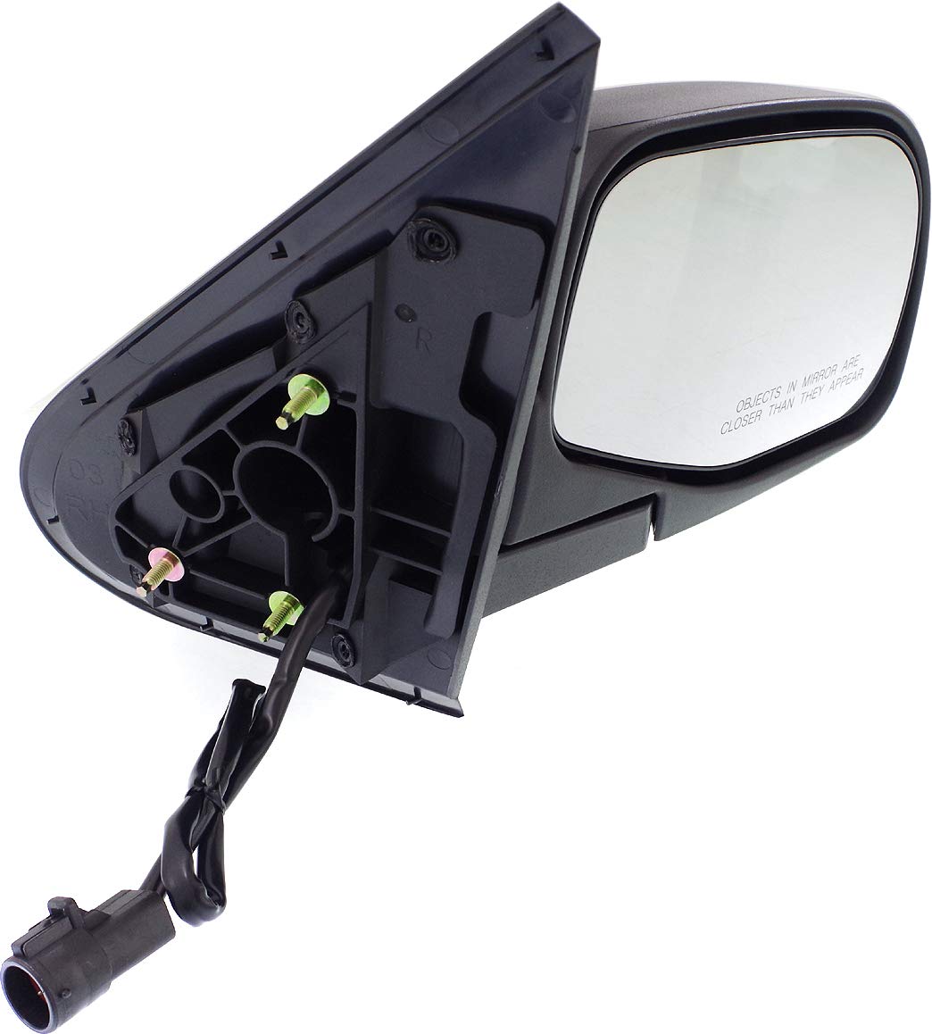 Kool Vue Left & Right Power Non-Heated Door Mirrors Compatible With Ford Explorer 1995-2001 With Puddle Lamp Textured Pair