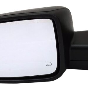 Kool Vue Left Power Heated Door Mirror Compatible With Ram 1500 2011-2013 Textured Crew Cab & Standard Cab