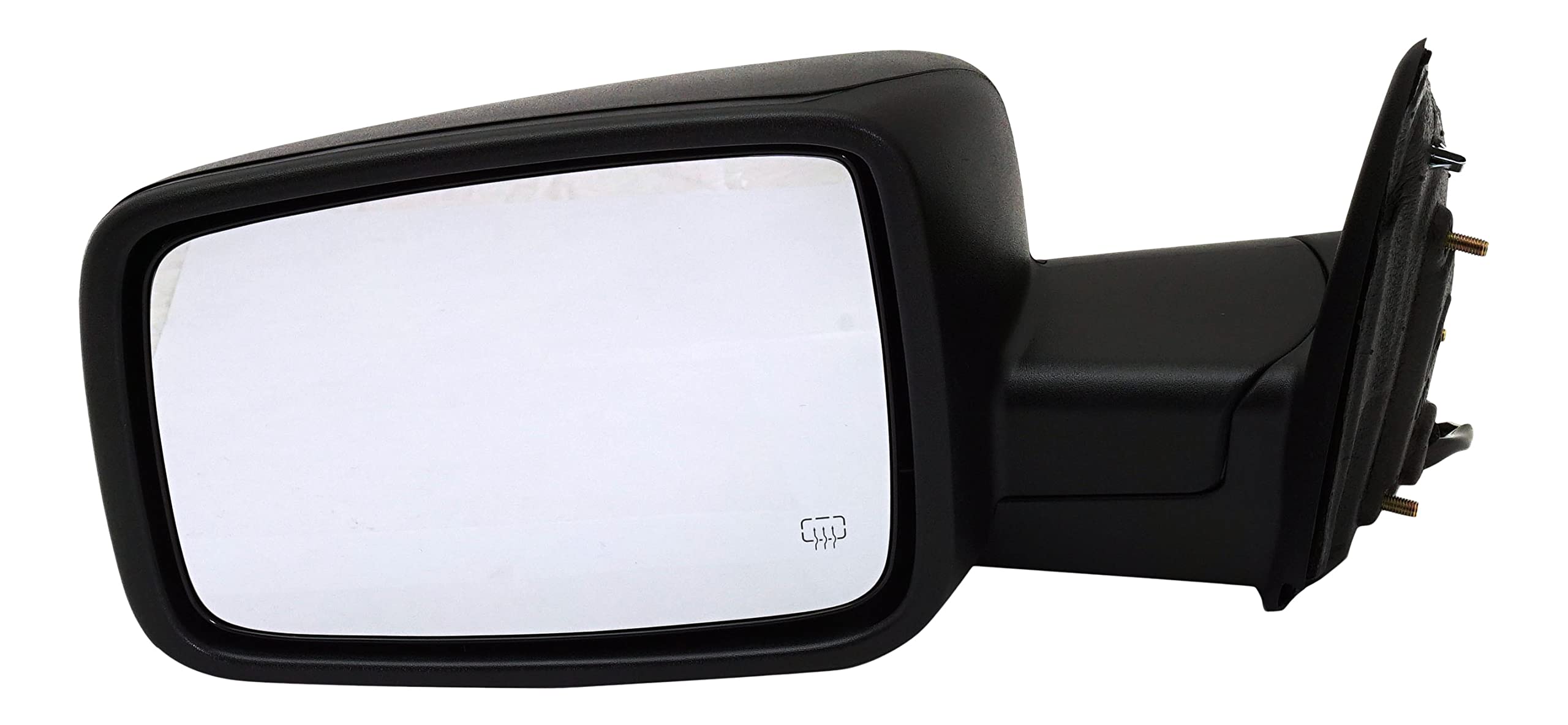 Kool Vue Left Power Heated Door Mirror Compatible With Ram 1500 2011-2013 Textured Crew Cab & Standard Cab