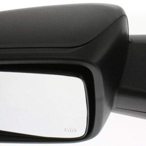 Kool Vue Left Power Heated Door Mirror Compatible With Ram 1500 2011-2013 Textured Crew Cab & Standard Cab