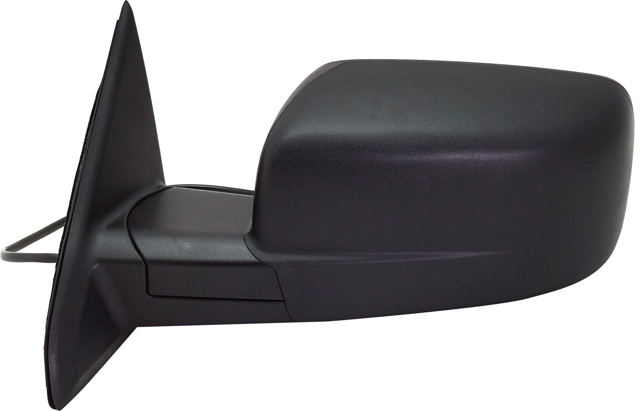 Kool Vue Left Power Heated Door Mirror Compatible With Ram 1500 2011-2013 Textured Crew Cab & Standard Cab