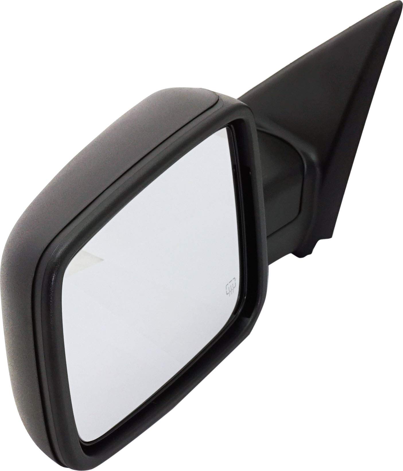 Kool Vue Left Power Heated Door Mirror Compatible With Ram 1500 2011-2013 Textured Crew Cab & Standard Cab