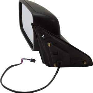 Kool Vue Left Power Heated Door Mirror Compatible With Ram 1500 2011-2013 Textured Crew Cab & Standard Cab