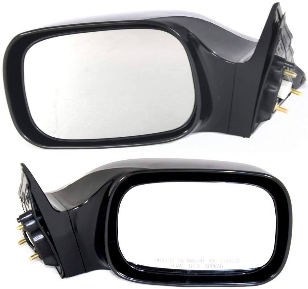 Kool Vue Left & Right Power Heated Door Mirrors Compatible With Toyota Avalon 2005-2010 Paintable Pair For Models With Navigation System