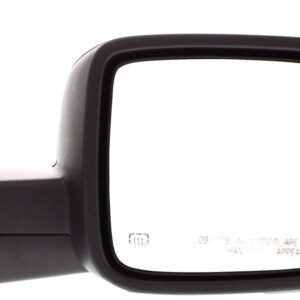 Kool Vue Right Power Heated Door Mirror Compatible With Dodge Ram 1500 2009 With Signal Light & Puddle Lamp; Without Memory Textured