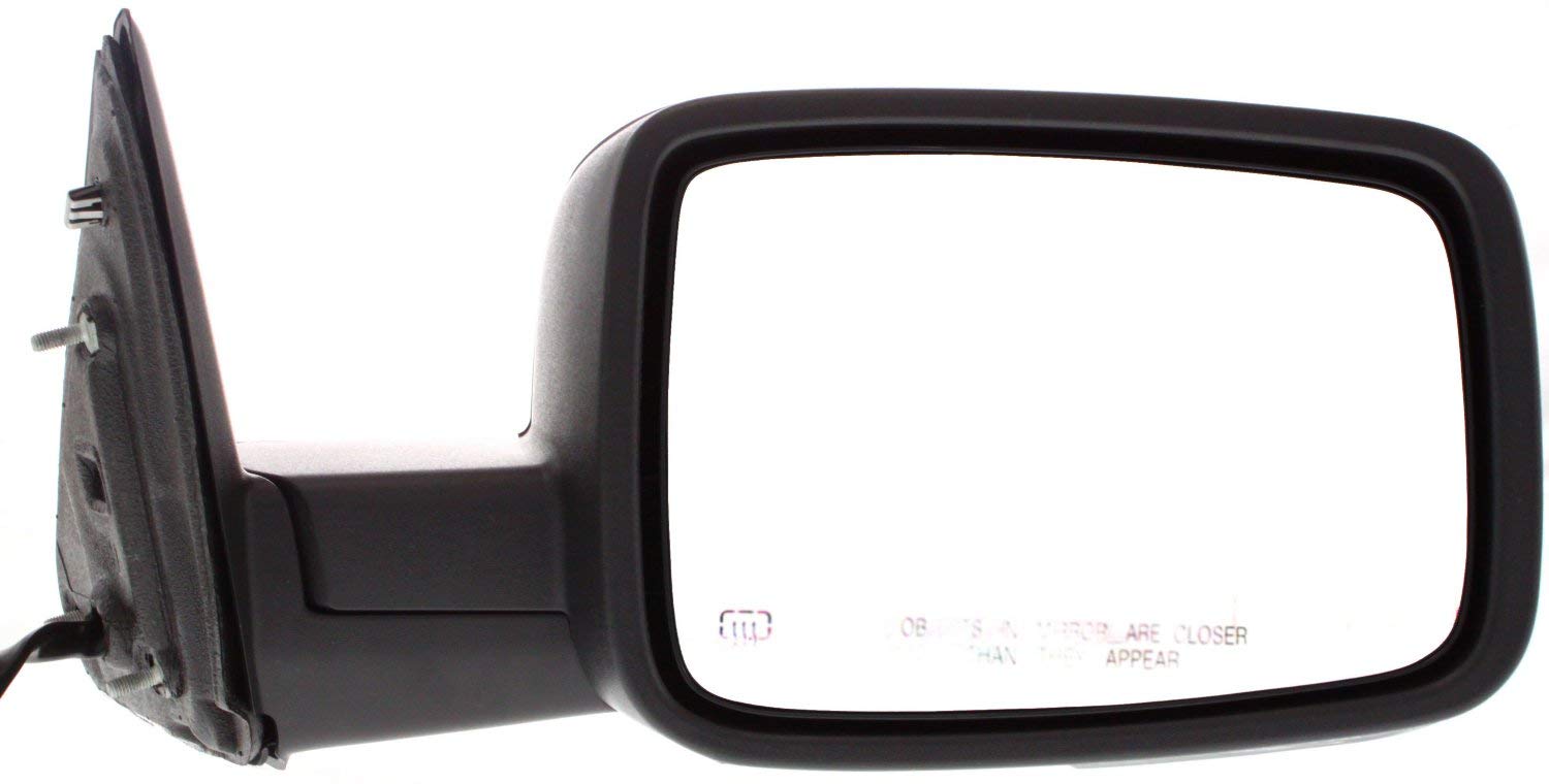 Kool Vue Right Power Heated Door Mirror Compatible With Dodge Ram 1500 2009 With Signal Light & Puddle Lamp; Without Memory Textured