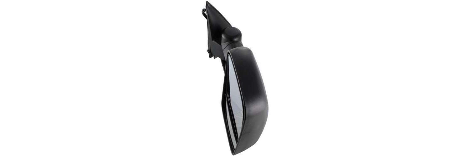 Kool Vue Power Heated Towing Door Mirrors Compatible With Chevrolet Silverado 1500 2003-2006 Manual Fold With Spotter Glass; Without Signal Light, Memory, Puddle Lamp & Auto-Dimming Textured Pair