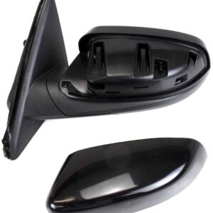 Kool Vue Left Power Heated Door Mirror Compatible With Ford Taurus 2010-2011 With Puddle Lamp; Without Memory Paintable