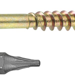 CONNEX B30082 Uni-Screws TX Bucket 4,0x50 a 425pcs, Gold, 4,0 x 50 mm (425 Stück)