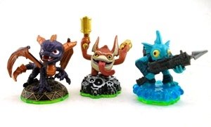 skylanders spyros adventure loose spyro, trigger happy, & gil grunt set