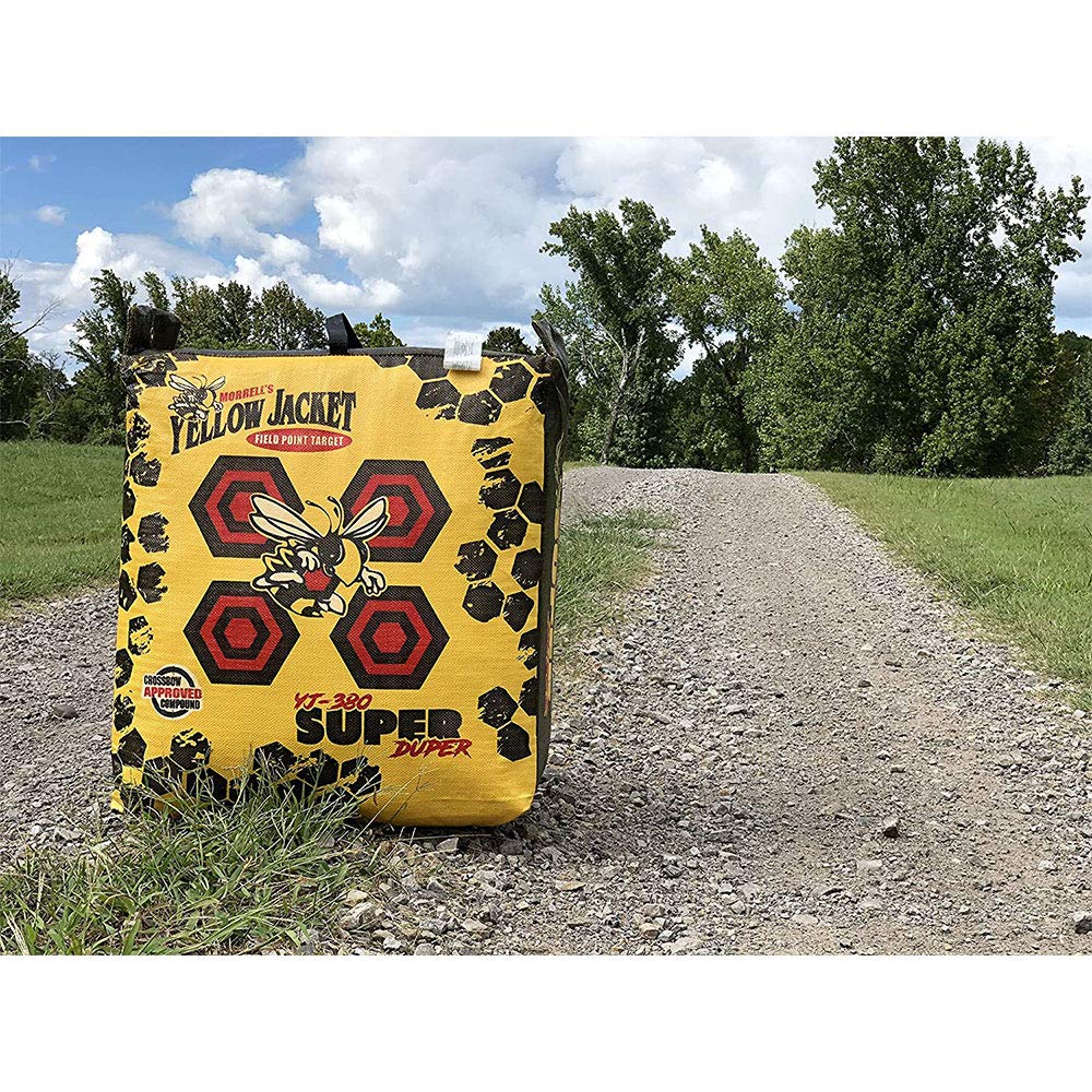 Morrell Super Duper Field Point Bow Targets Archery Block Bag for High Speed Compound Bows and Crossbows Outdoor Target Practice, Yellow