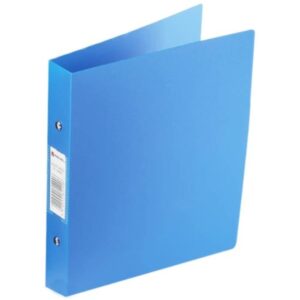 rexel budget 2 ring binder a5, blue