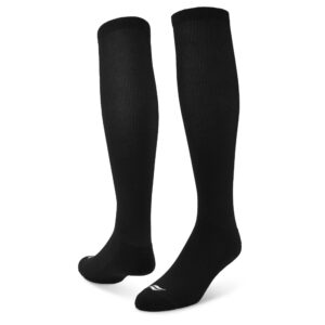 sof sole all sport over-the-calf team athletic performance socks (2 pair), small, black