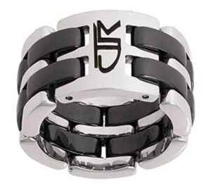 j118 - ctr ring stainless steel and ceramic "fuzion link wide" - j118 (8)