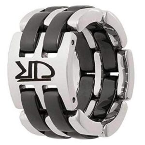 J118 - CTR RING Stainless Steel and Ceramic "Fuzion Link Wide" - J118 (8)