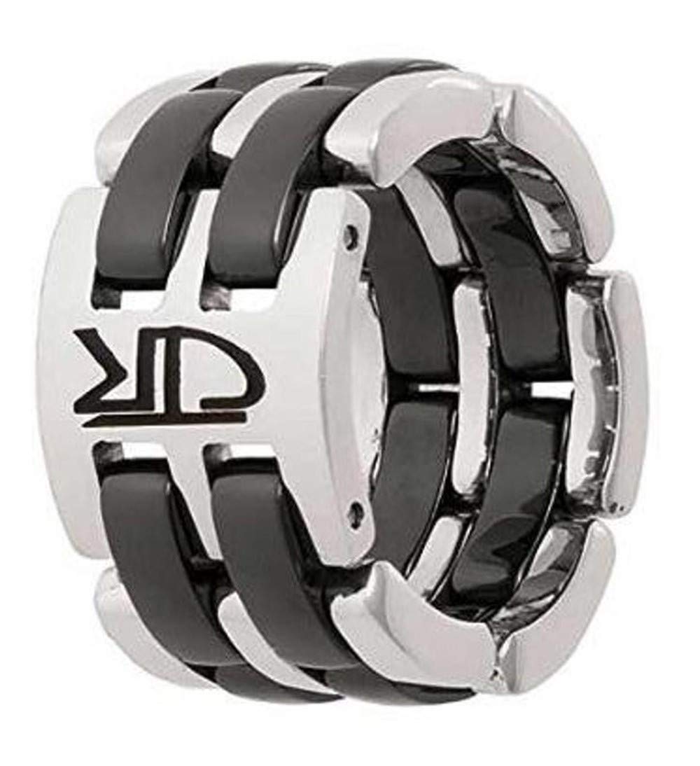 J118 - CTR RING Stainless Steel and Ceramic "Fuzion Link Wide" - J118 (8)