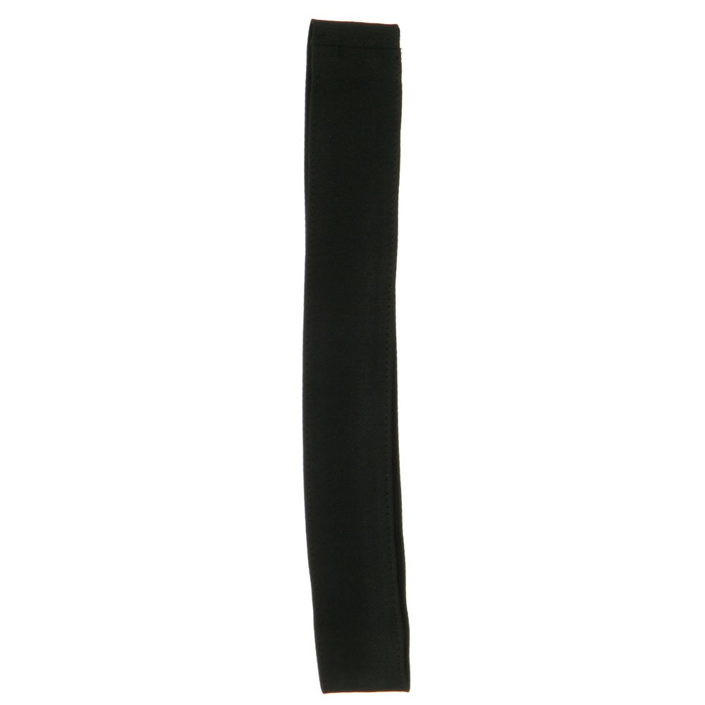 Cotton Twill Stretchable unisex,adult Hat Band - Black OSFM